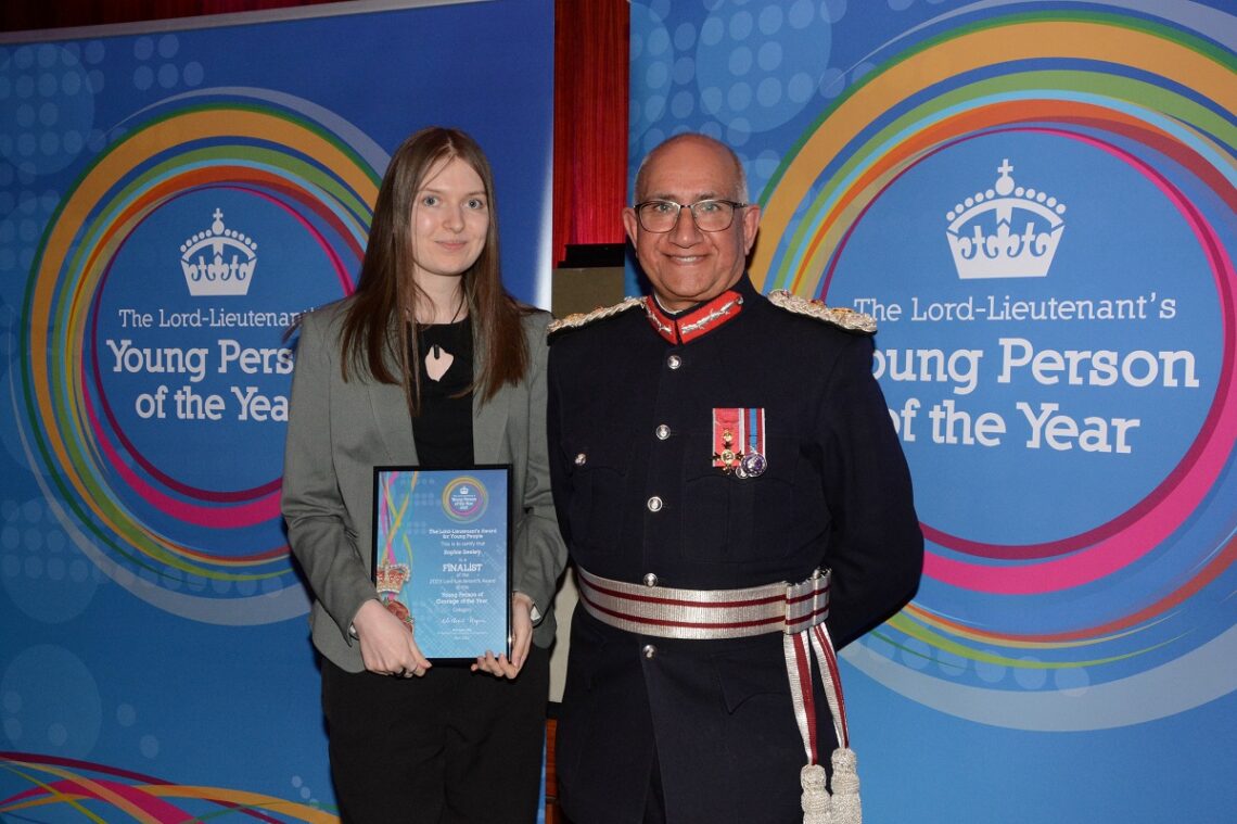 COLLEGE STUDENT RECOGNISED AS ‘YOUNG PERSON OF COURAGE’ - Shocking Times